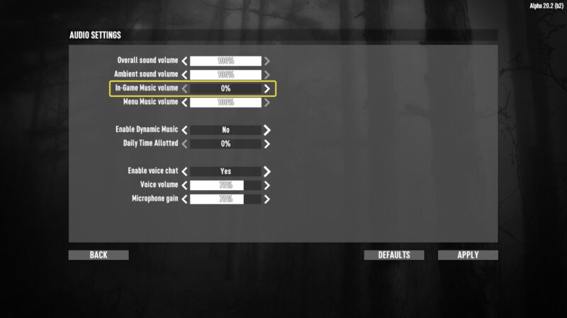 Settings - 7 Days To Die Guide